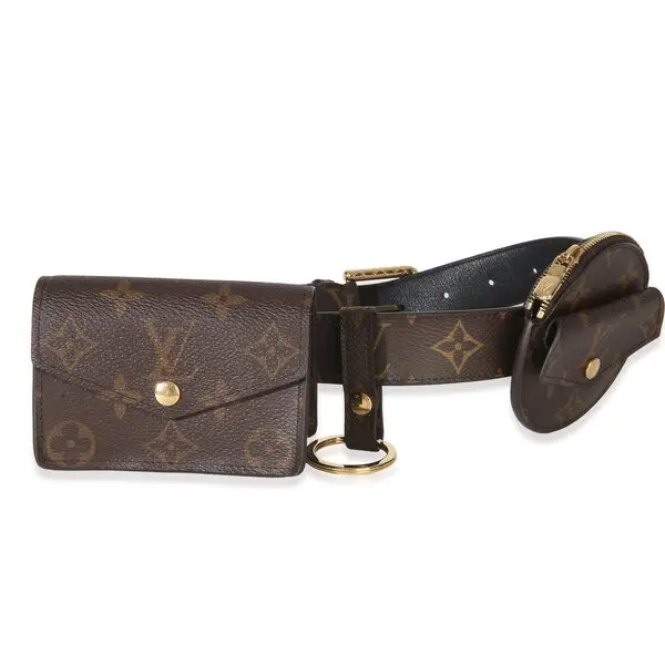 LOUIS VUITTON Monogram Canvas Daily Multi Pocket Belt Bag - Brown