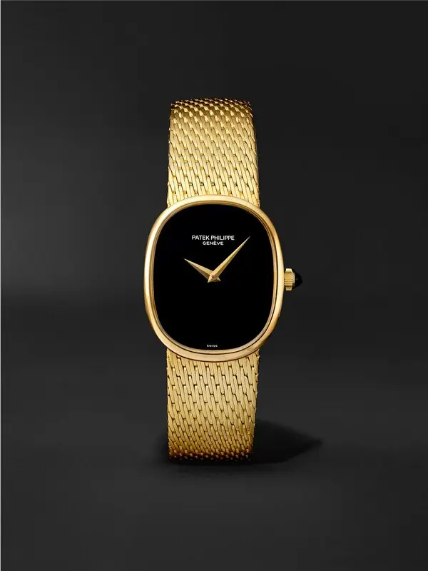STEPHANIE WINDSOR Curated Patek Philippe Vintage 1970s Ellipse Watch - Gold