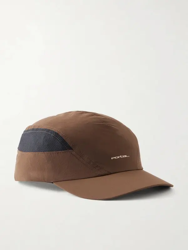 PORTAL Planar Recycled Shell And Mesh Cap - Brown