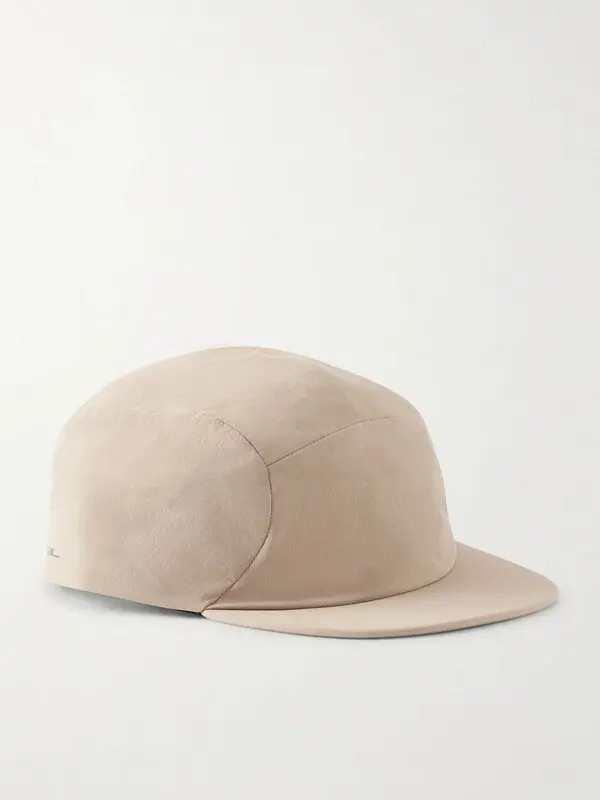PORTAL Radius Logo-print Recycled-shell Cap - Brown