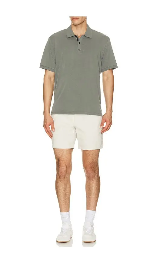 Rag & Bone Tech Pique Slim Polo In . Also - Grey