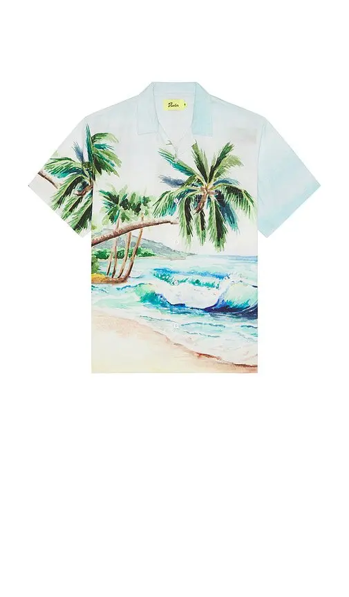 DUVIN DESIGN Postcard Button Up Shirt In . Also