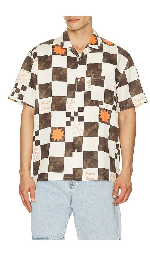 DUVIN DESIGN Check Button Up Shirt In . Also