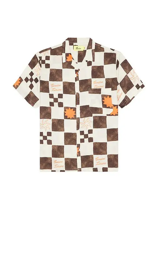 DUVIN DESIGN Check Button Up Shirt In . Also