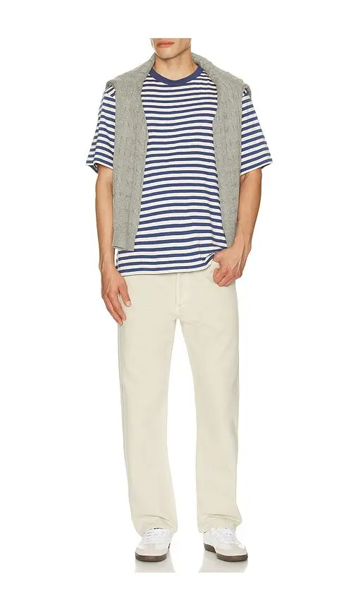 DUNST Striped Tee Shirt In . Also