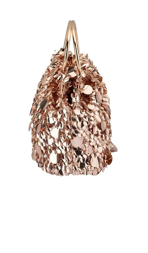 OLGA BERG Vera Sequin Top Handle Bag