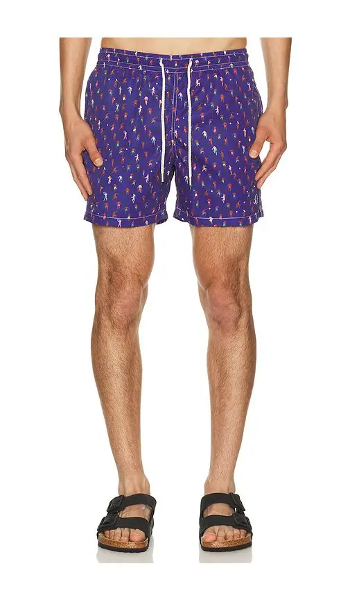 ARRELS BARCELONA X Malika Favre Exclusive Swim Shorts - Blue