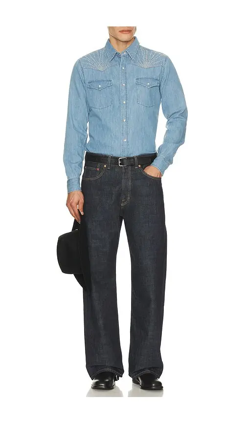 AUSTIN POST Studded Daybreak Shirt In . Also