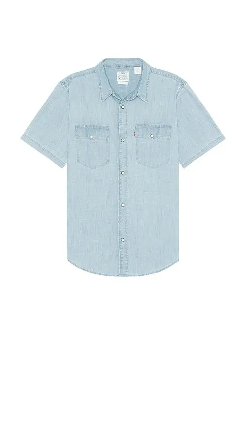 LEVI'S Short Sleeve Relaxed Fit Western Shirt In . Also