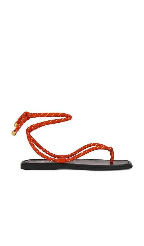 Veronica Beard Carmina Cord Sandal - Red