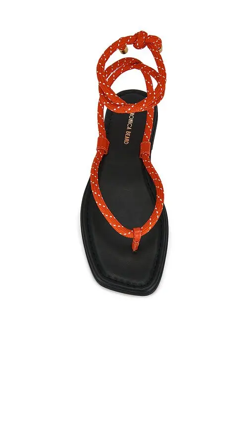 Veronica Beard Carmina Cord Sandal - Red