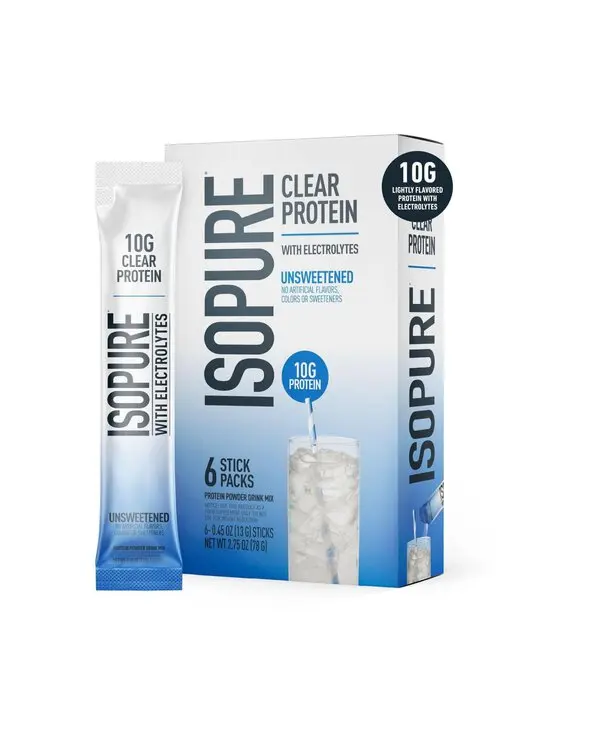 ISOPURE Clear Protein With Electrolytes - No Color