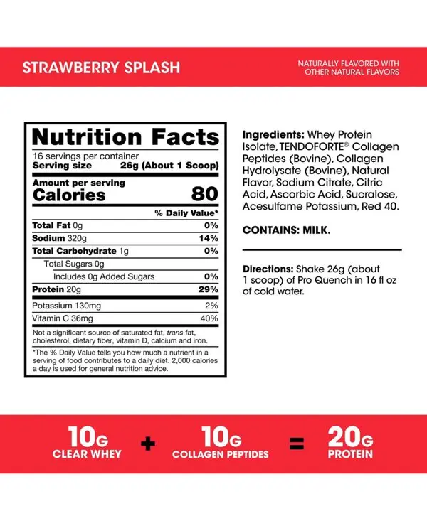 OPTIMUM NUTRITION Pro Quench Whey + Collagen Protein Powder