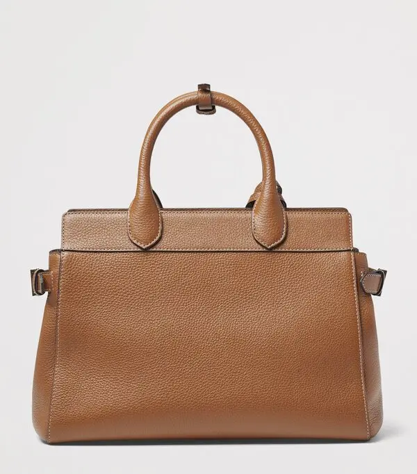 ASPINAL OF LONDON Savannah Leather Top-handle Bag - Brown