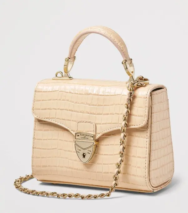 ASPINAL OF LONDON Mini Mayfair Top-handle Bag - Brown