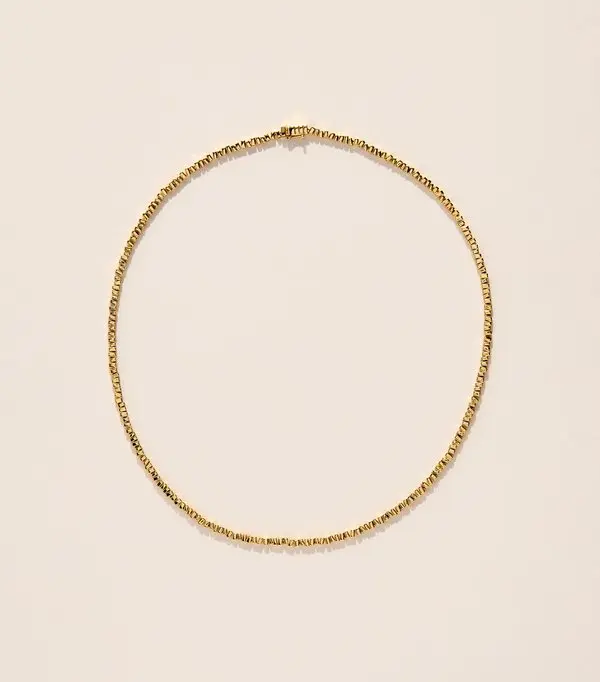 SUZANNE KALAN Yellow Mini Tennis Necklace - Gold