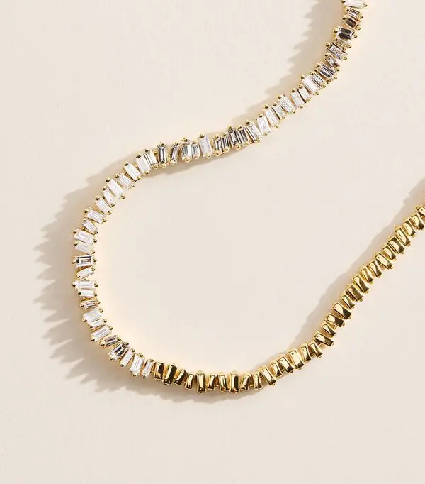 SUZANNE KALAN Yellow Diamond Tennis Necklace