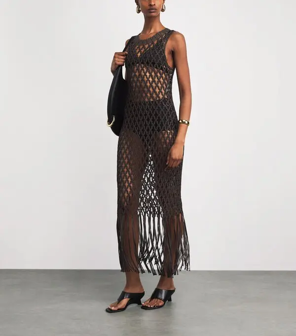 Simkhai Macrame Jensen Midi Dress