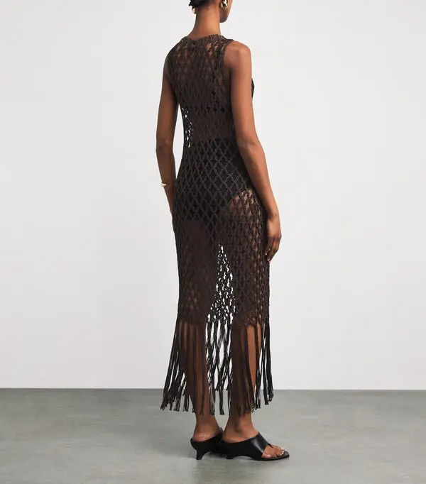Simkhai Macrame Jensen Midi Dress