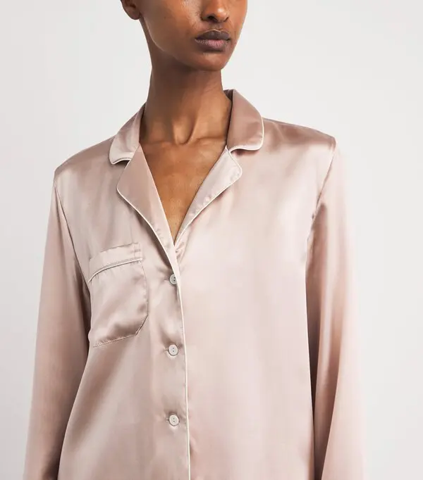Derek Rose Silk Bailey Pyjama Set