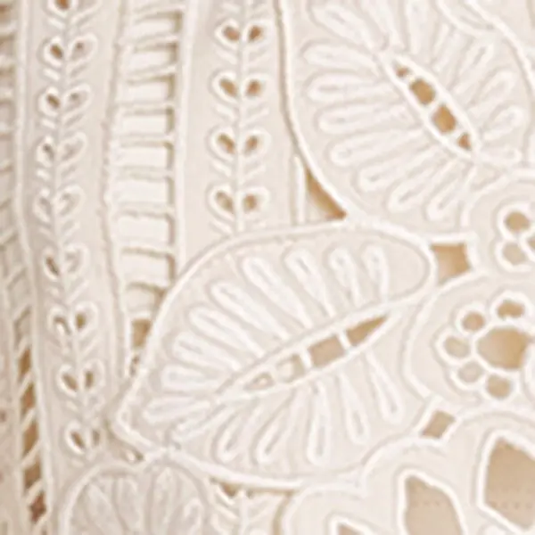 Zimmermann Indra Cape Crop Top - Beige