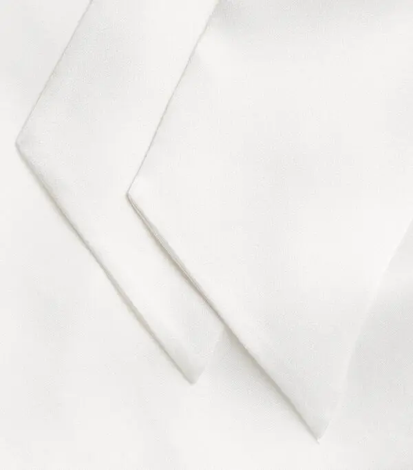 Olivia Von Halle Mimi Silk Robe - Ivory