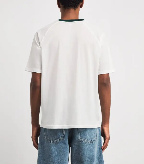 AMI Paris Cotton De Coeur T-shirt - White