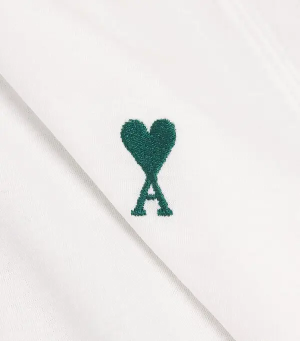 AMI Paris Cotton De Coeur T-shirt - White