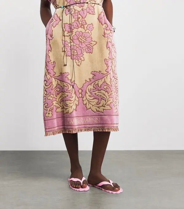 Zimmermann Seafoam Flip Flops - Pink