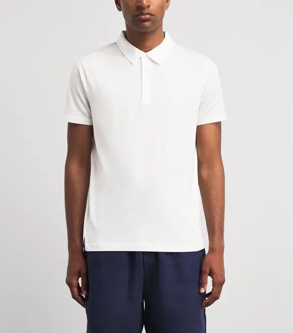 Sunspel Supima Cotton Polo Shirt - White