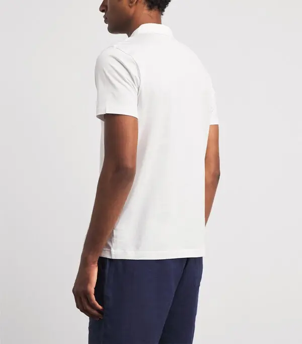 Sunspel Supima Cotton Polo Shirt - White