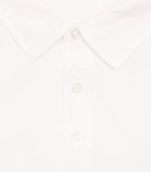Sunspel Supima Cotton Polo Shirt - White