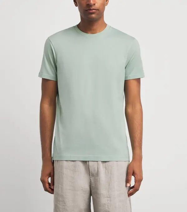 Sunspel Supima Cotton Riviera T-shirt - Green