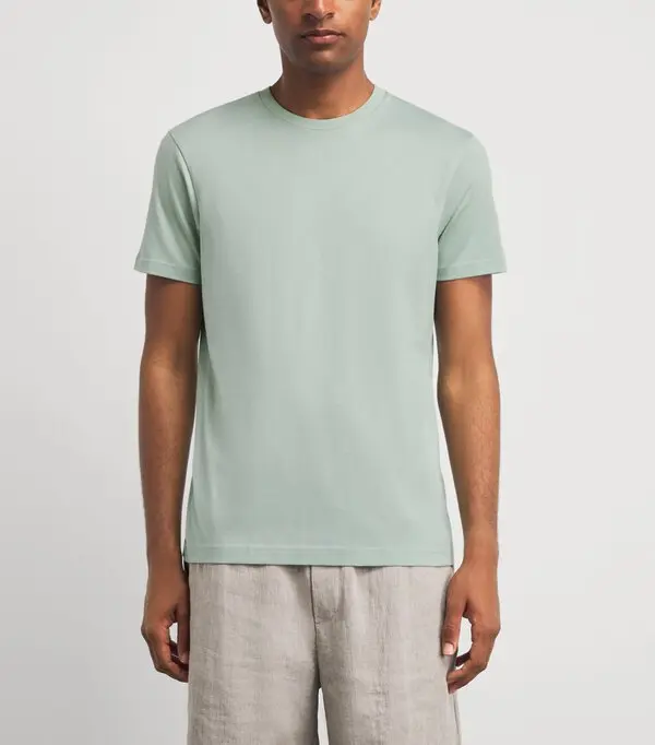 Sunspel Supima Cotton Riviera T-shirt - Green