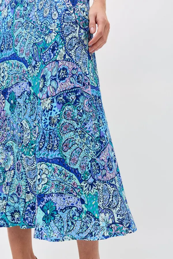 Rixo Kelly Paisley Floral Regular Skirt