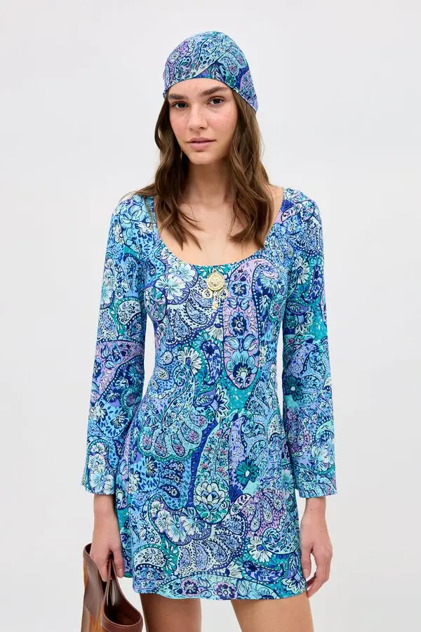 Rixo Dulce Paisley Floral Dress
