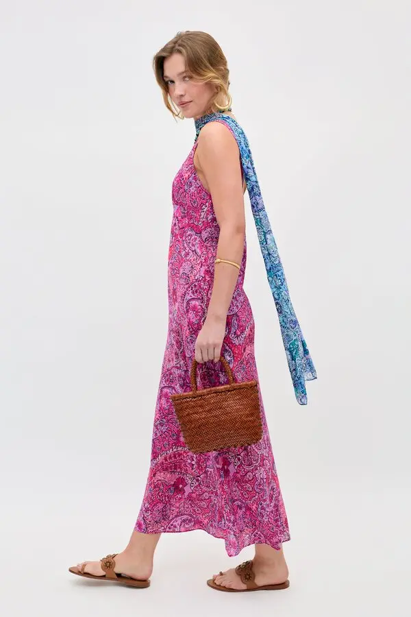 Rixo Bondi Paisley Floral Maxi Dress