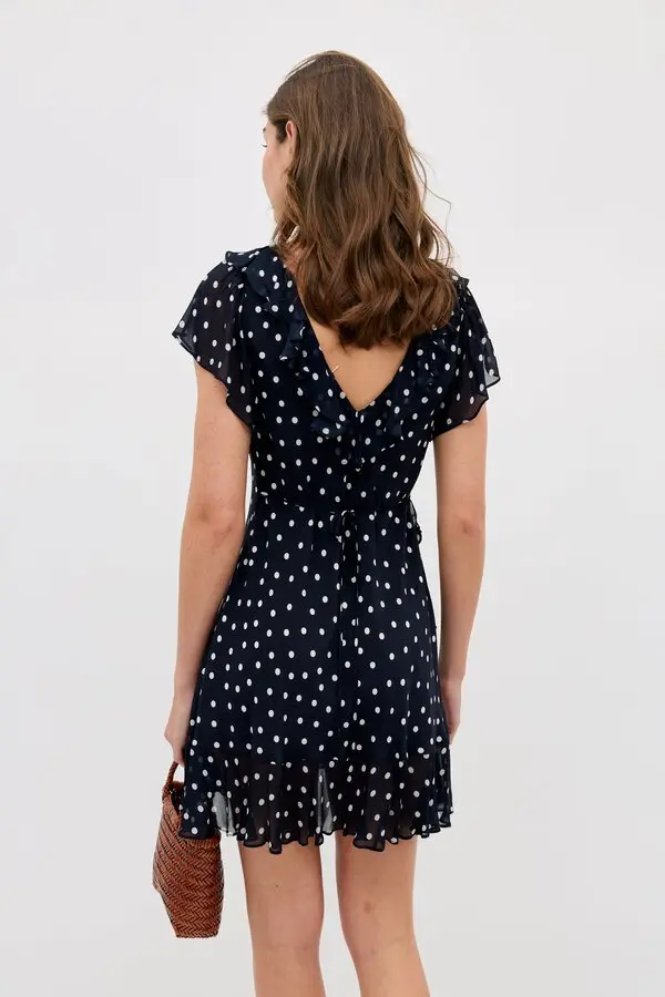 Rixo Tally Layla Dot Regular Dress