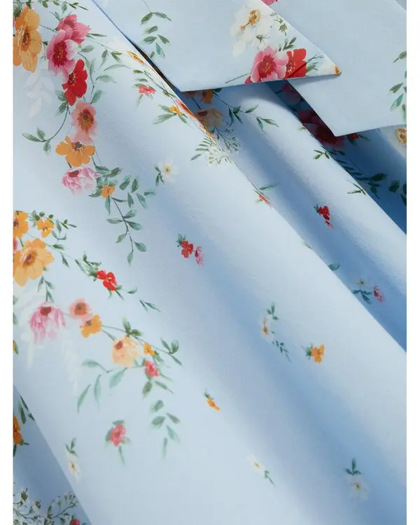 HOBBS LONDON Liberty Silk Printed Midi Dress