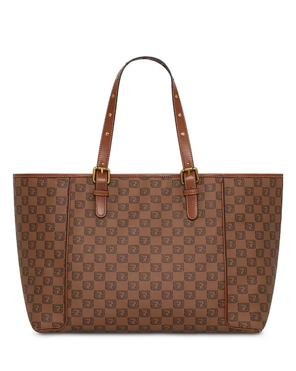 Gerard Darel Monogram Canvas Tote