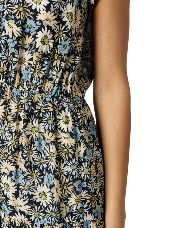 Gerard Darel Reina Floral Print Maxi Dress
