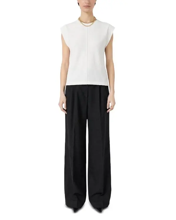 Gerard Darel Marionne Top Cotton Sleeveless Shirt