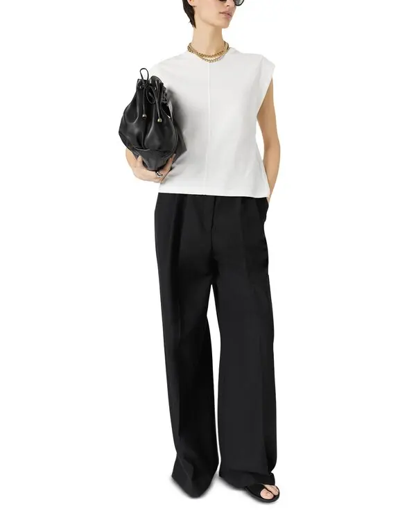 Gerard Darel Marionne Top Cotton Sleeveless Shirt