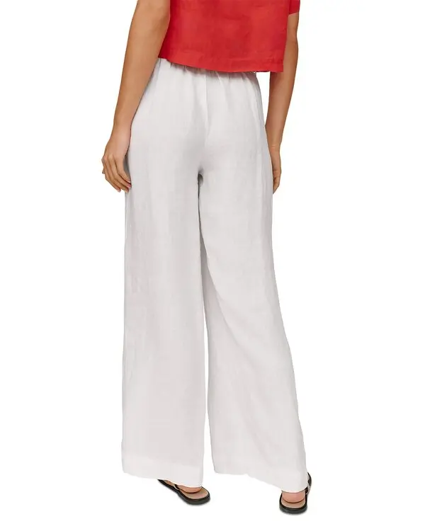 Bella Dahl Pintuck Wide Leg Linen Pants