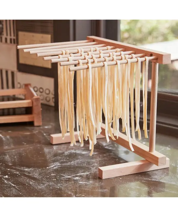 VERVE CULTURE Beechwood Collapsible Pasta Drying Rack