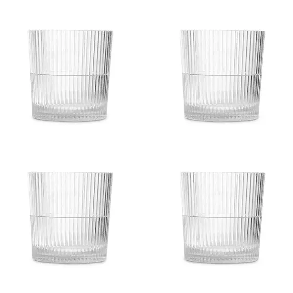 DRINIQUE Rocks Glass Set Of 4 - Clear