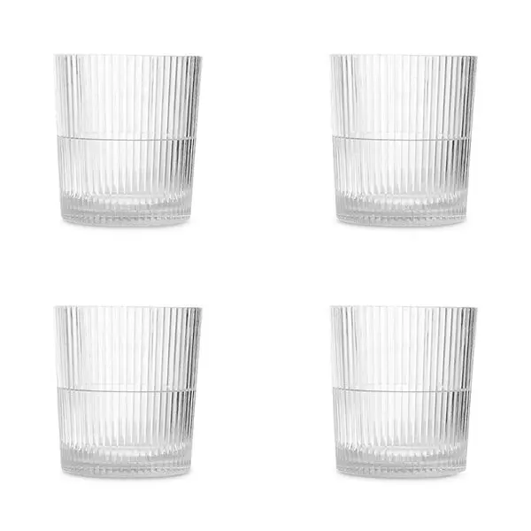 DRINIQUE Tumbler Set Of 4 - Clear