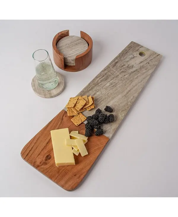 VERVE CULTURE Marble Charcuterie Board