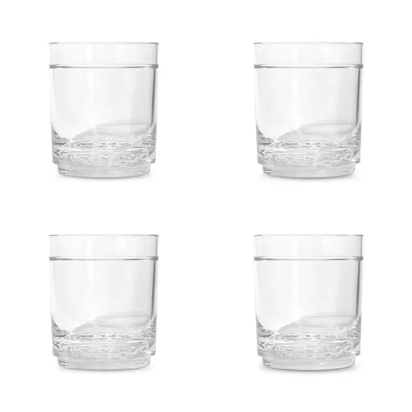 DRINIQUE Tumbler, Set Of 4 - Clear