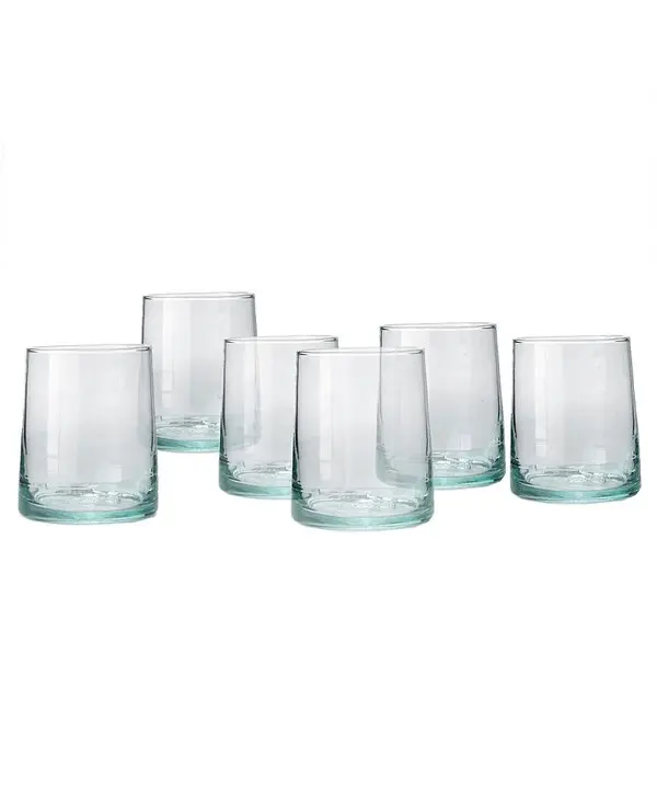 VERVE CULTURE Small Cone Glass, Set Of 6 - Clear